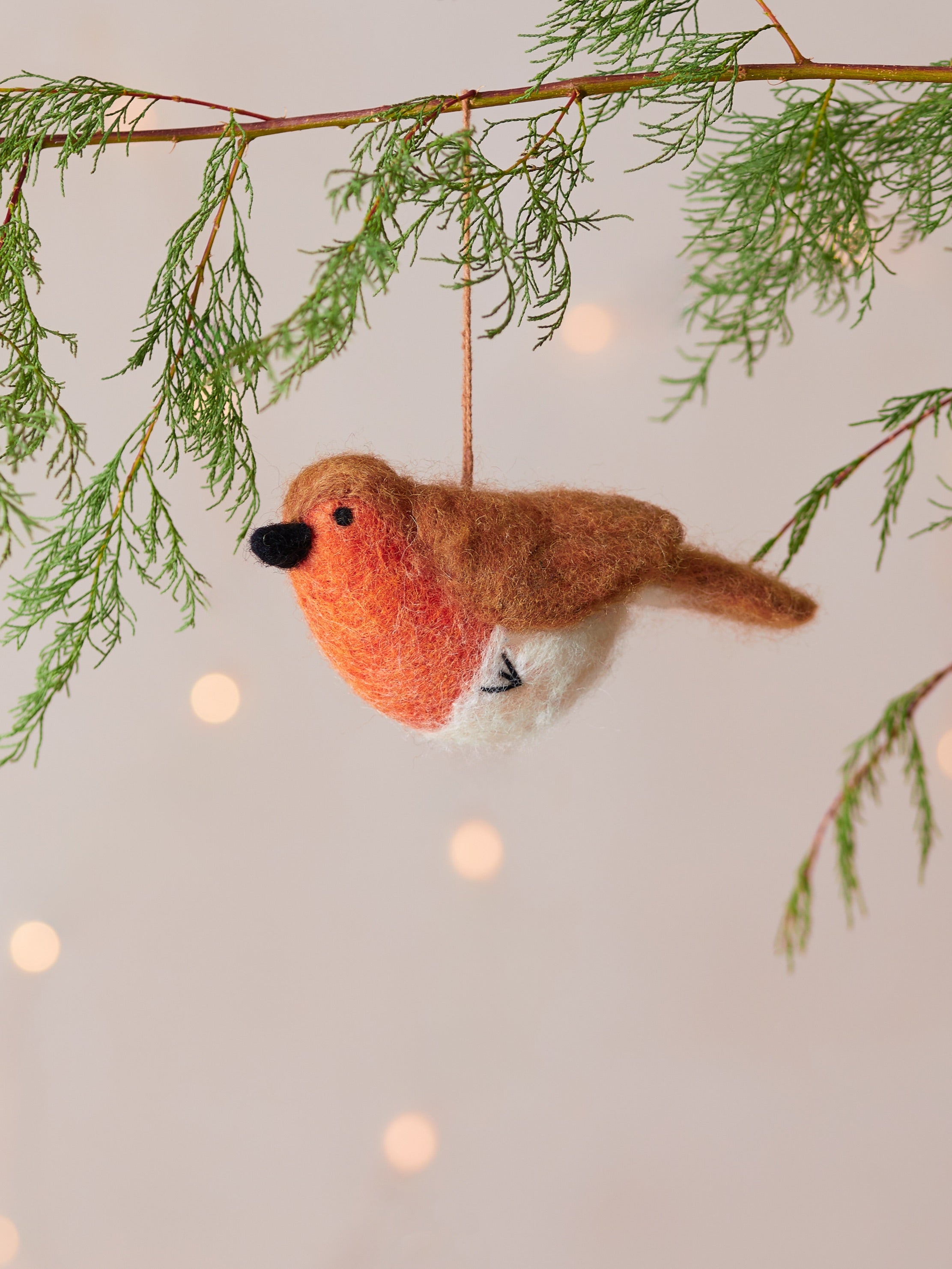 Robin Handmade Felt Christmas Decoration – Dan Cooper Garden