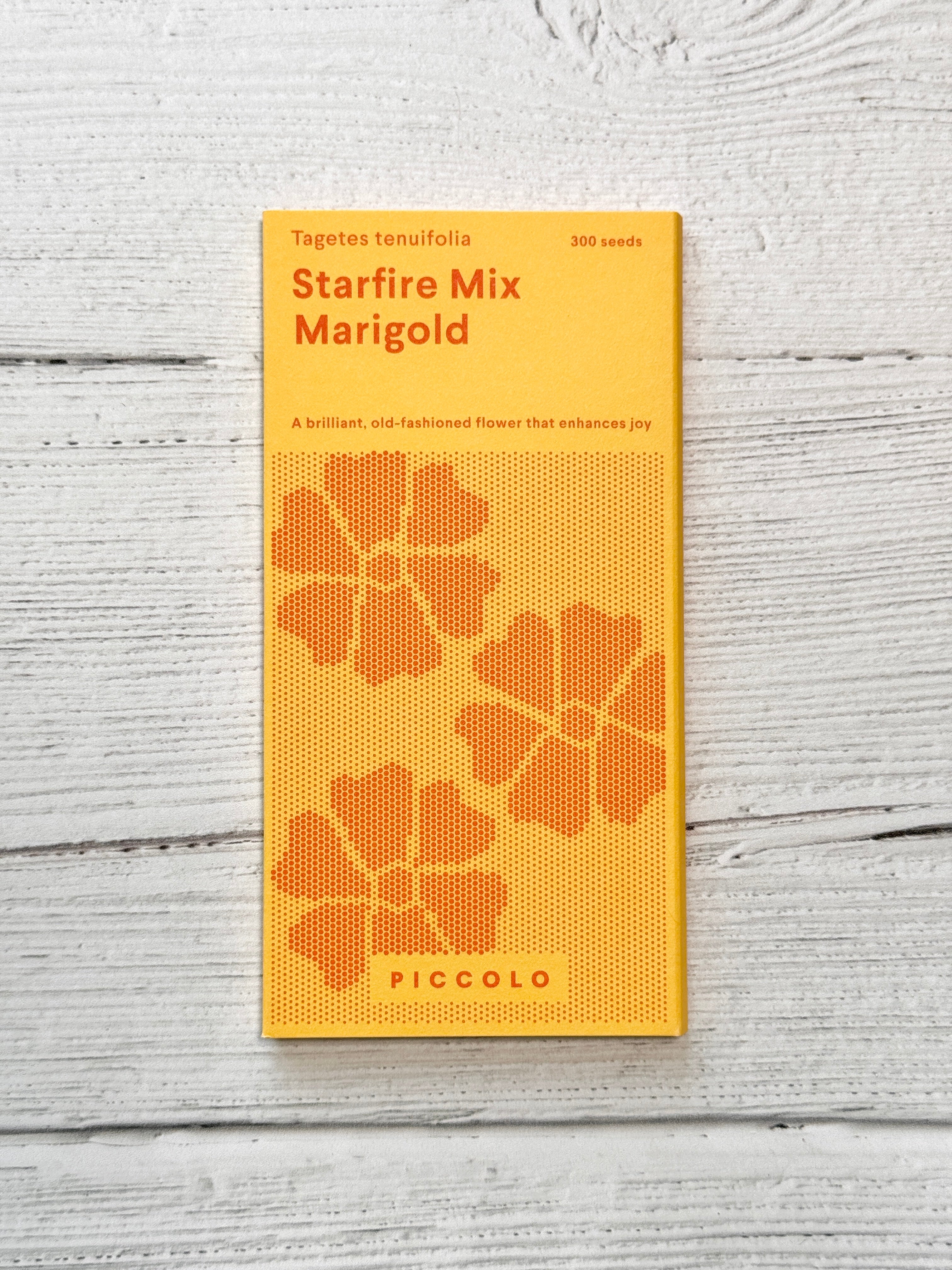 PICCOLO SEEDS - Marigold Starfire Mix – Dan Cooper Garden