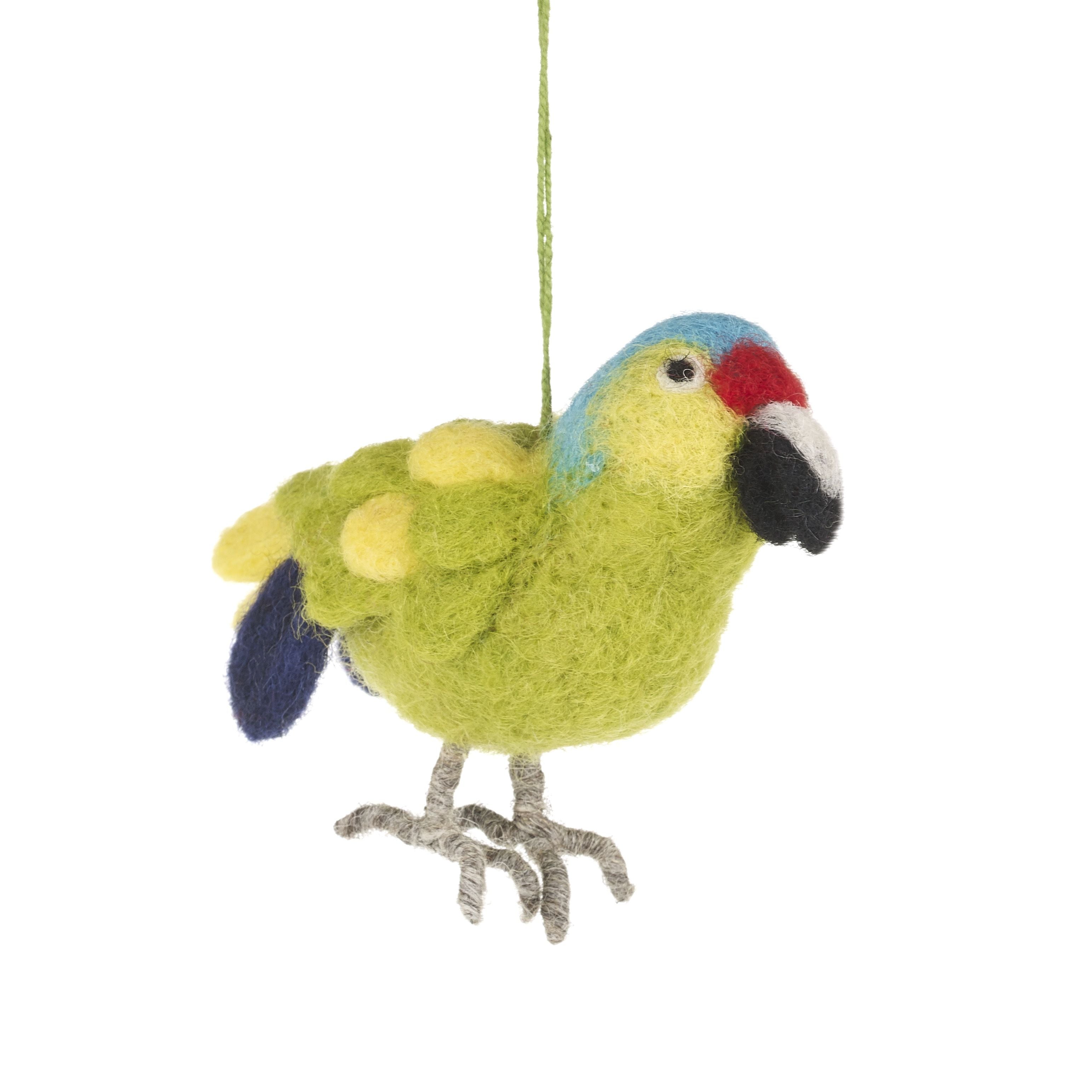 Paco The Parrot Felt Christmas Decoration – Dan Cooper Garden